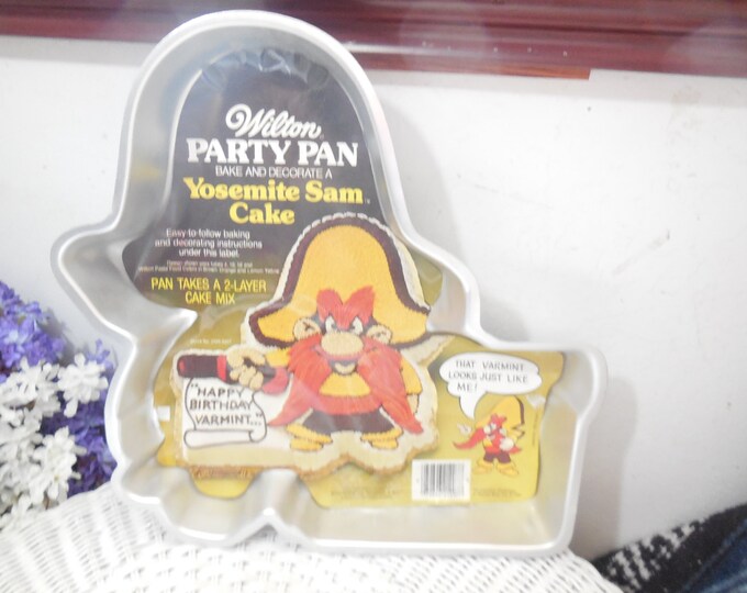 Yosemite Sam Cake Pan Wilton Cake Pan 1981 - Etsy