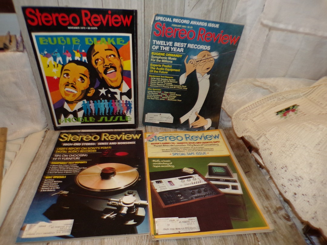 Vtg Stereo Review Magazine, YOU PICK Listing, Old Magazines, Old Adds ...