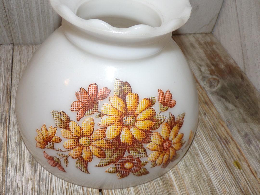 Hurricane Floral Light Shade Hurricane Light Shade Crown Top Home Décor ...