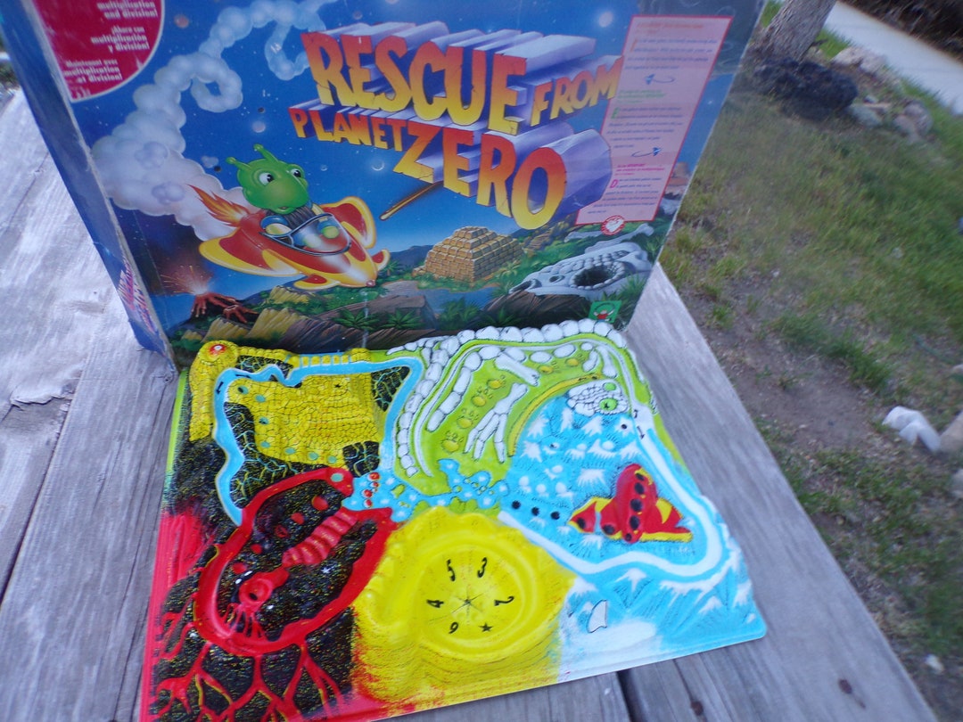 Vtg Rescue From Planet Zero GAME PIECES Only Game Board ONLY - Etsy