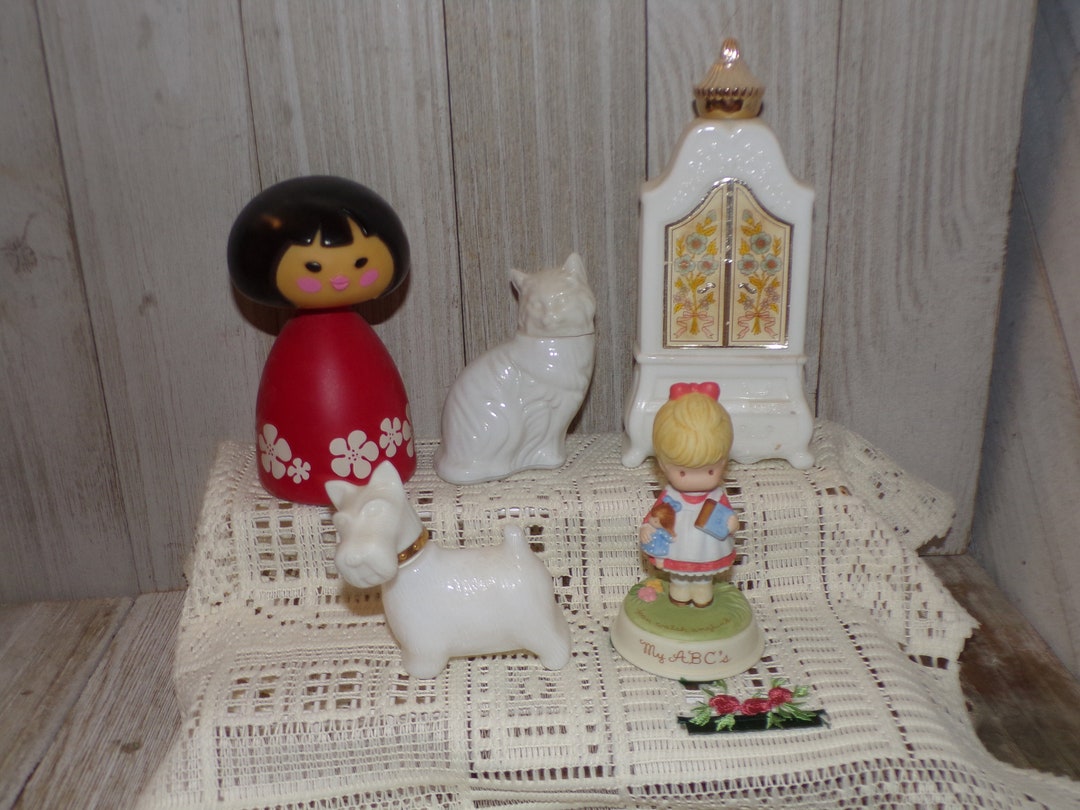 Vtg Avon Bottle YOU PICK Wardrobe Dresser Small World Girl Shampoo My ...