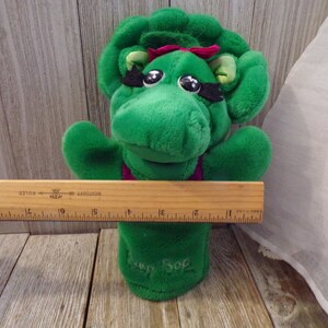 Baby Bop Puppet, Barney Show, Vtg Toy Puppet, Animal Puppet, Green ...