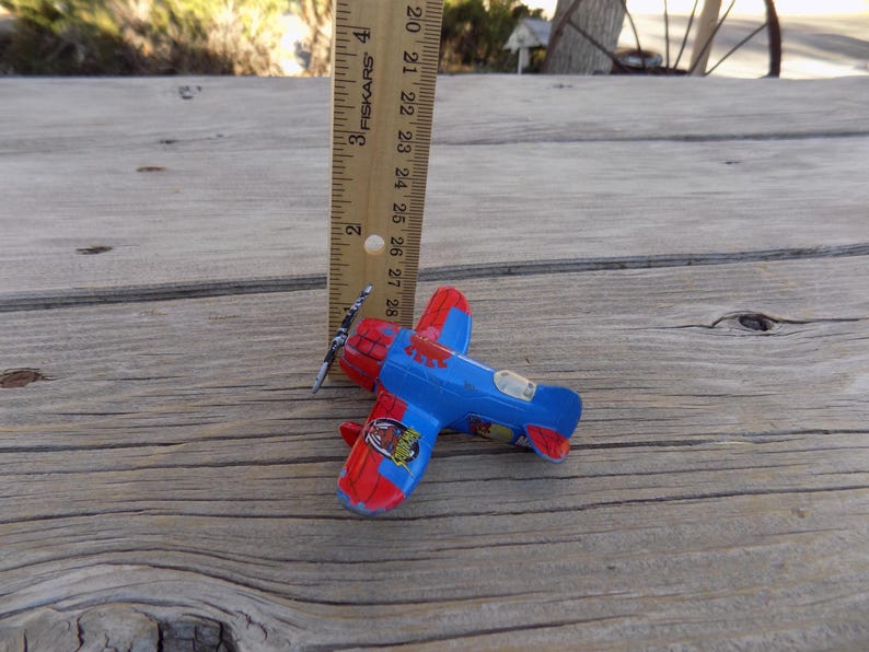 Spiderman Airplane, Mini Metal Spiderman Airplane, Vintage Toys ...