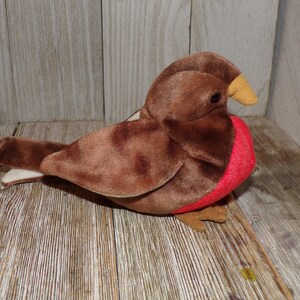 Ty Stuffed Early Robin Bird Plush, Vtg Stuffed Animals, Small Plush ...