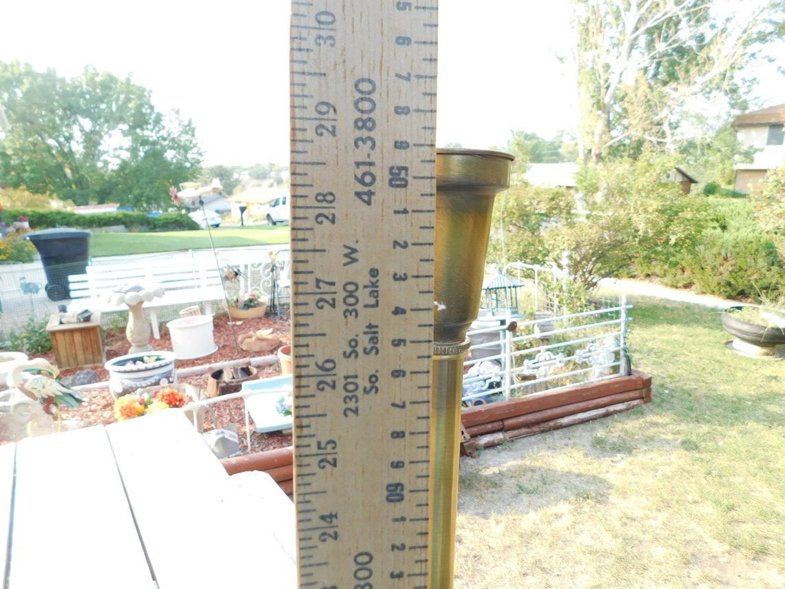 Vintage Tall Torchier Torch Brass Floor Lamp Vintage Lamp - Etsy