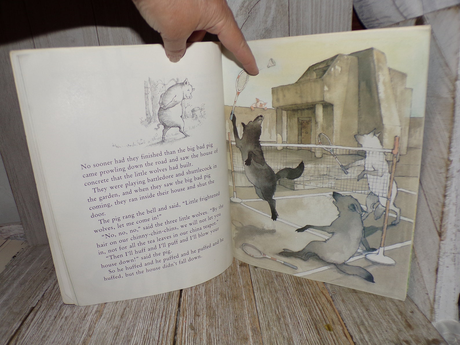 The Little Wolves and the Big Bad Pig by Eugene Trivizas and Helen ...
