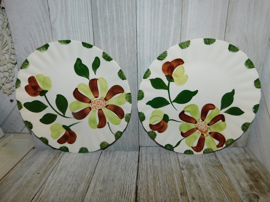 Blue Ridge BOW KNOT Colonial Shape China Plates Dinnerware 1950 S, Set ...