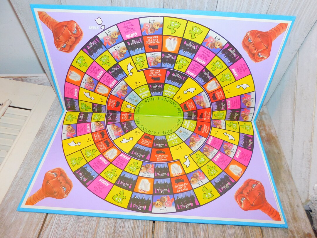 Vtg Vtg ET Extra Terrestrial GAME 1982 Game Board ONLY Replacement Game ...