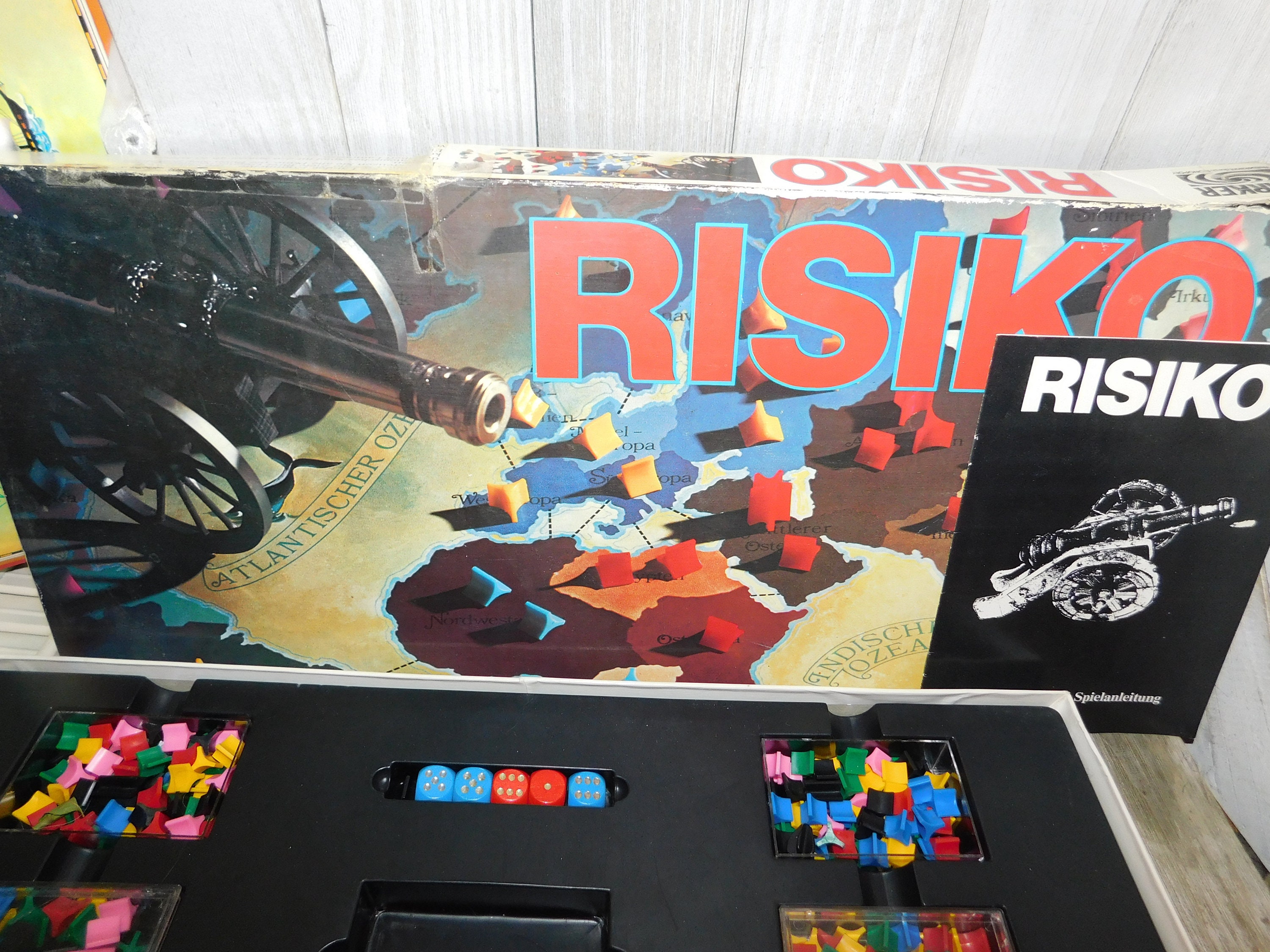 Risiko Board Game, Parker Brothers, Vtg Board Games, Vintage War Game ...