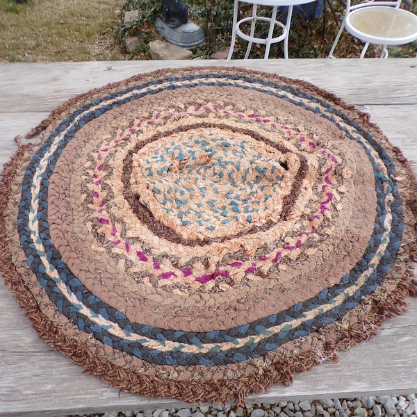 Braided Rag Rug - Etsy