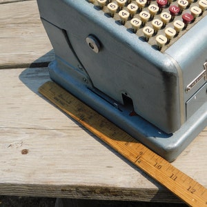 Hedman Company Check Protector Printer Machine, Vintage Office, Vtg ...