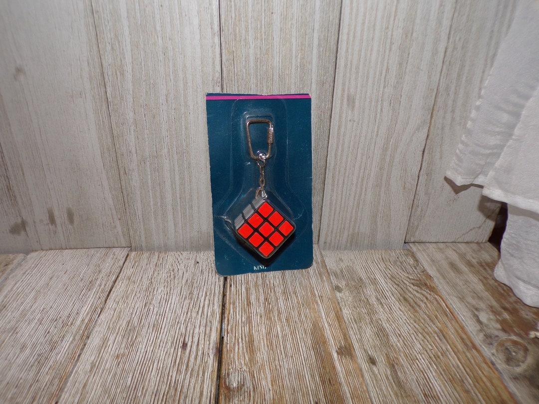Rubiks Cube Key Chain New Old Stock, Vtg Key Chain, Vtg Toys, Puzzle ...
