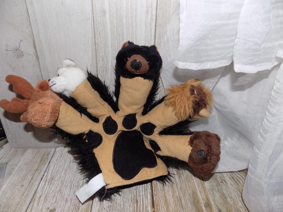 Finger Puppet Glove, Hand Glove Puppet, Vintage Toys, Memories, Gift ...