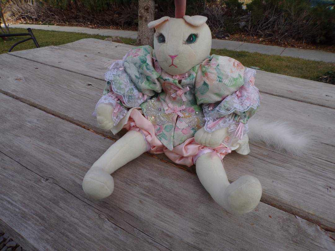 Stuff Cat Fancy Dressed Kitten Anthropomorphic Plush Stuffed Kitten ...