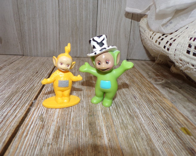 Teletubbies Dipsy, La La, Small Figure Lot, Cake Toppers, Small Toys ...