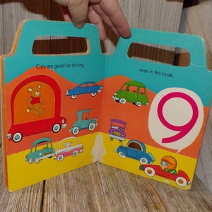 Vtg A Tuff Board Book, Numbers, Vrt Board Book, Hardboard Book, Book W ...