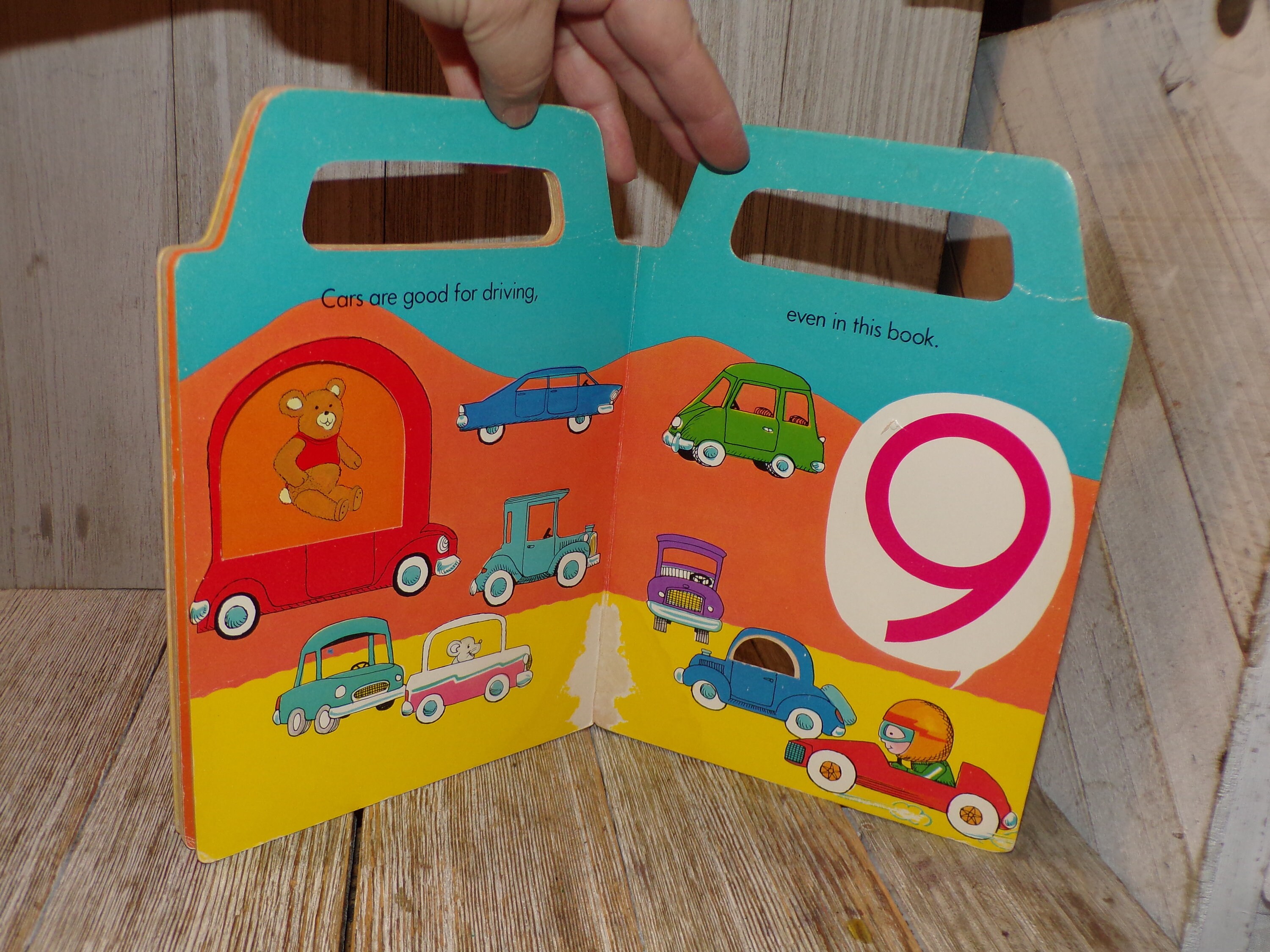 Vtg A Tuff Board Book, Numbers, Vrt Board Book, Hardboard Book, Book W ...
