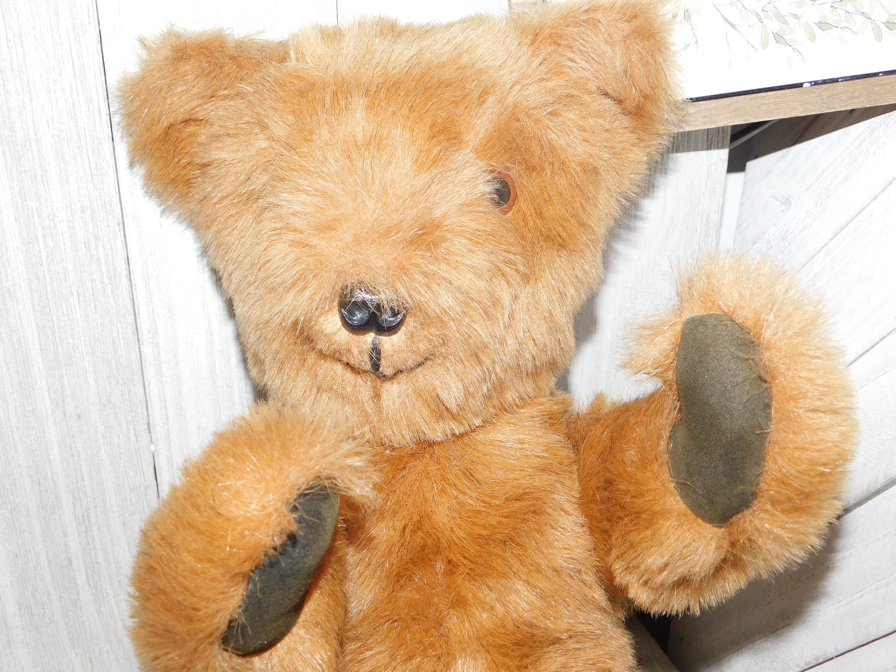 Toys & Games shc* Vintage Old Fashioned Jointed Bear, Vintage Teddy ...