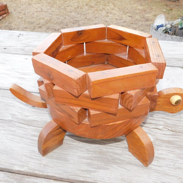 Turtle Planter - Etsy