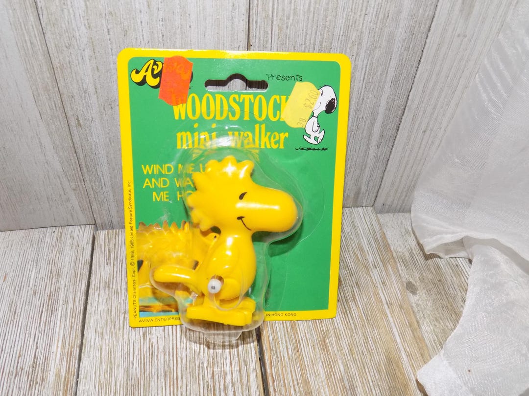 WOODSTOCK Wind up Toy New Old Stock, Wind Me up Watch Me Go, PEANUTS ...