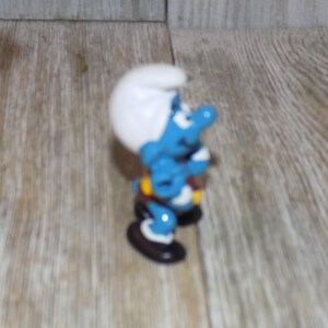Smurf With Box BOX IS WORN, Vtg Plastic Toys, Cartoon Toys, Memories ...