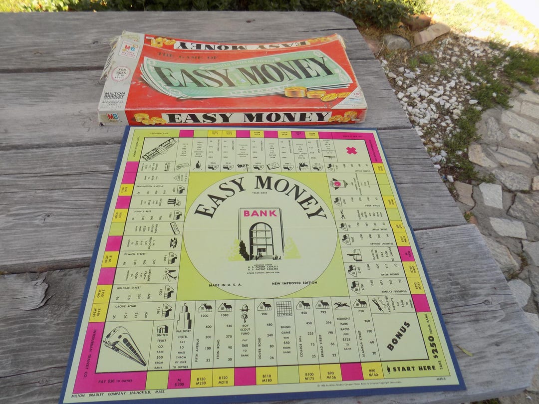 EASY MONEY Gameboard ONLY Wall Art, Memories, Gift, Prop ...