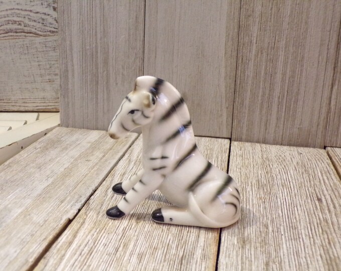 Vtg Zebra Figurine, Made in Japan, Zoo Animals, Wild Animals, Small ...