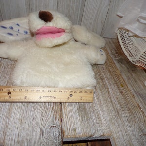 Applause Puppet Dog, Push Dog Puppet, Stuffed Dog Puppet, White Puppy ...