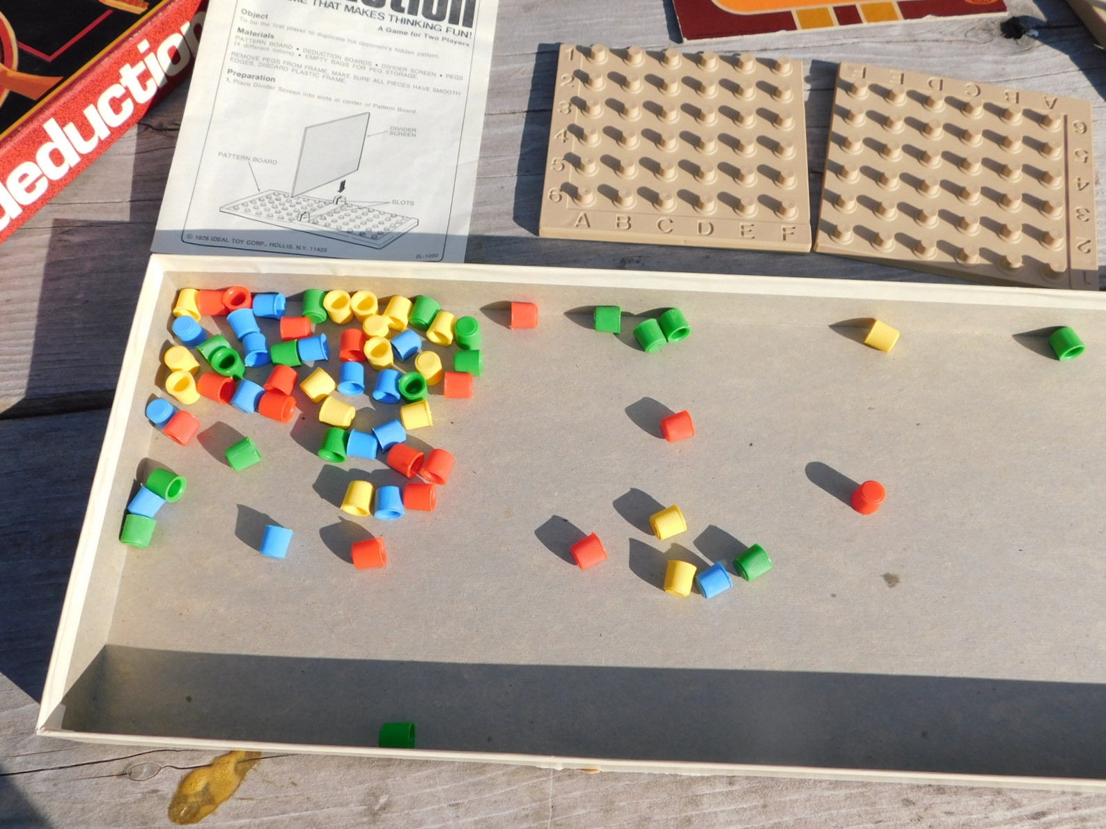 Deduction the Game That Makes Thinking Fun, 1976 Ages 8 and Up, Vintage ...