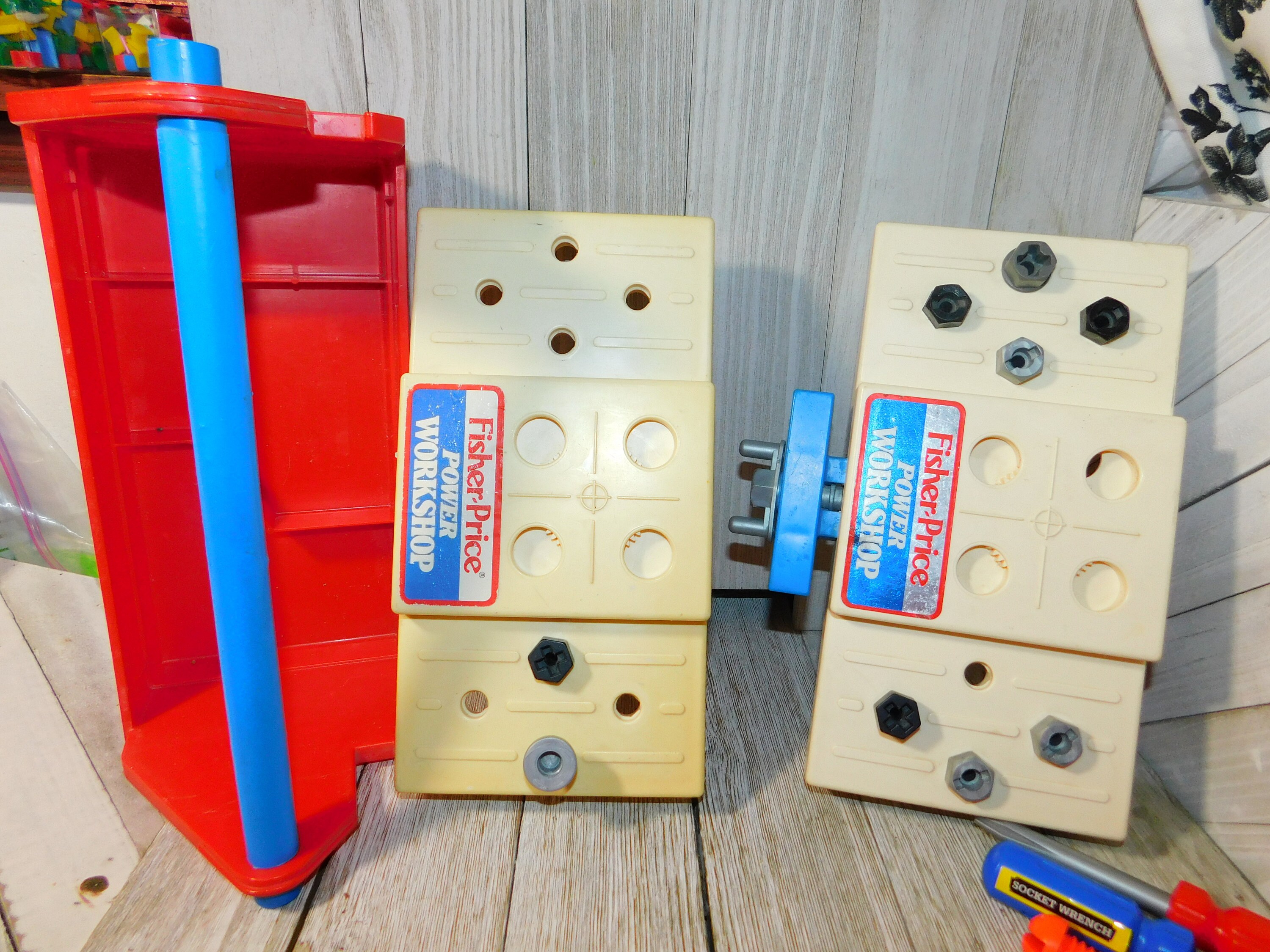 Fisher Price Power Work Toy Tool Box 1986 Vintage Fisher - Etsy UK