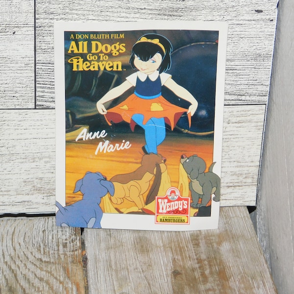 Anne Marie All Dogs Go to Heaven - Etsy