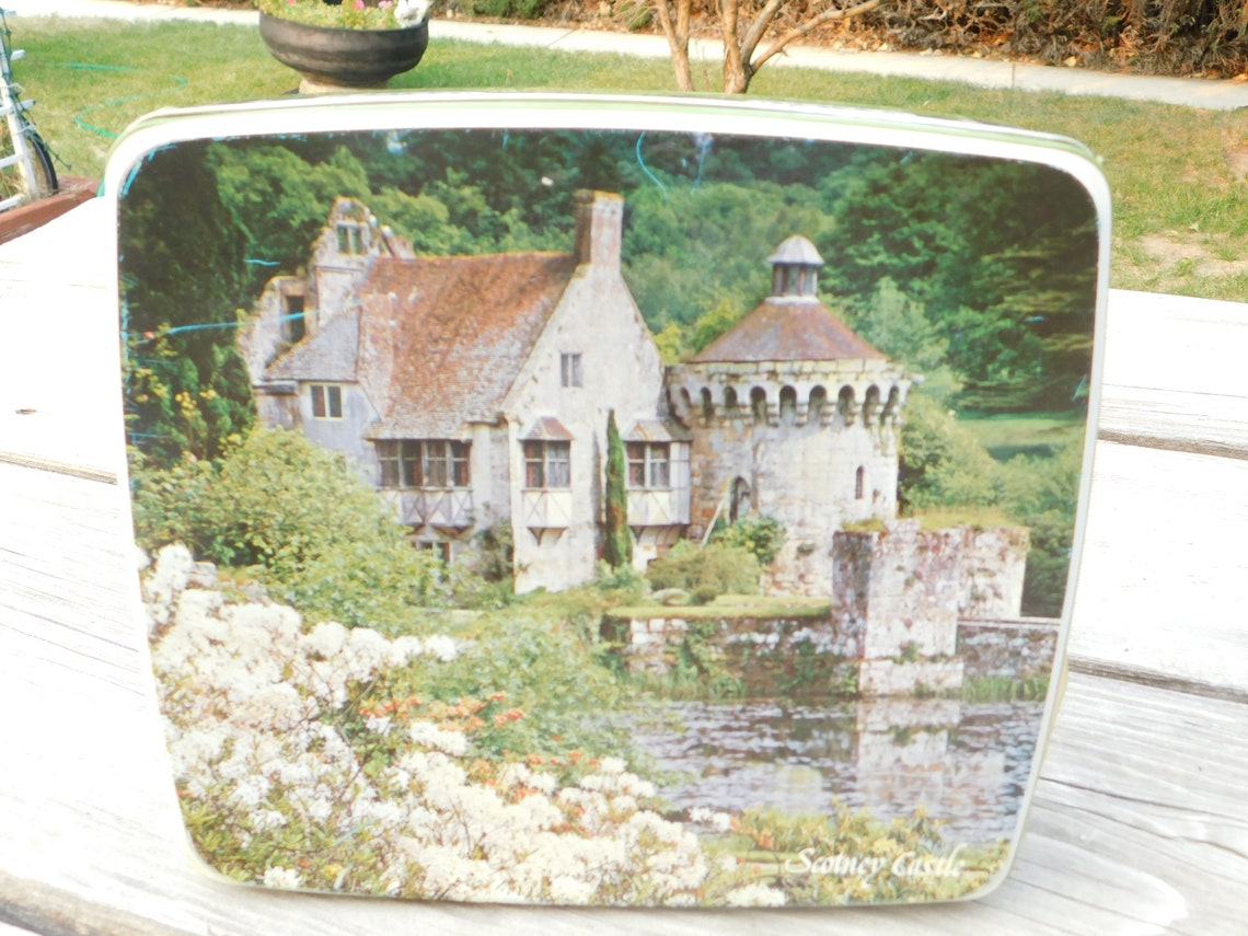 Vintage Scotney Castle Tin Box Rare Scotney Castle Tin Can - Etsy