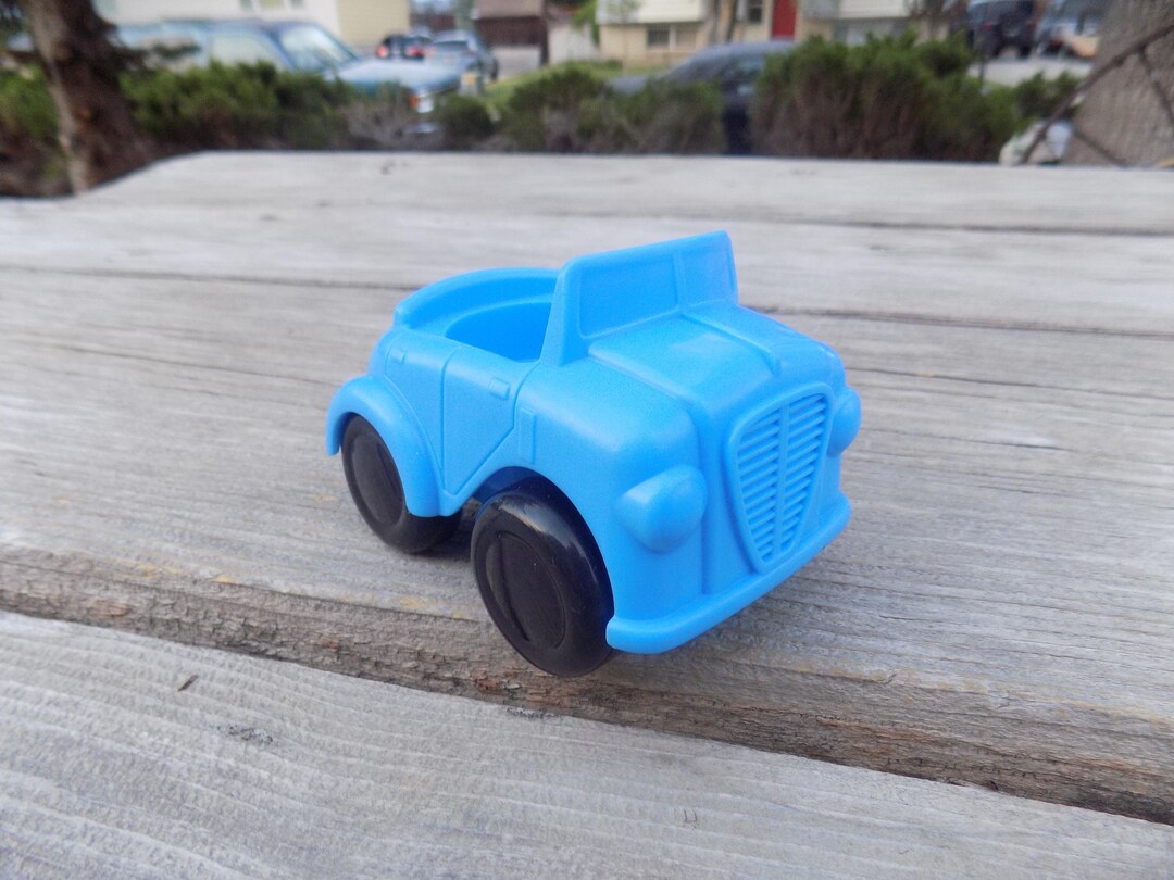 Car Toy Blue Car, Plastic Toy Car, Vintage Toys, Cake Topper, Memories ...