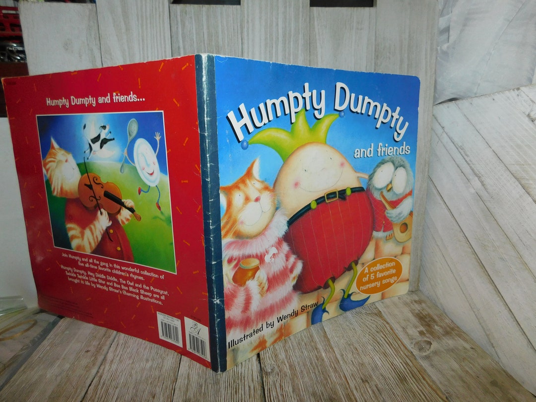 Humpty Dumpty and Friends, by Wendy Straw, Big Paperback Book, Vintage ...