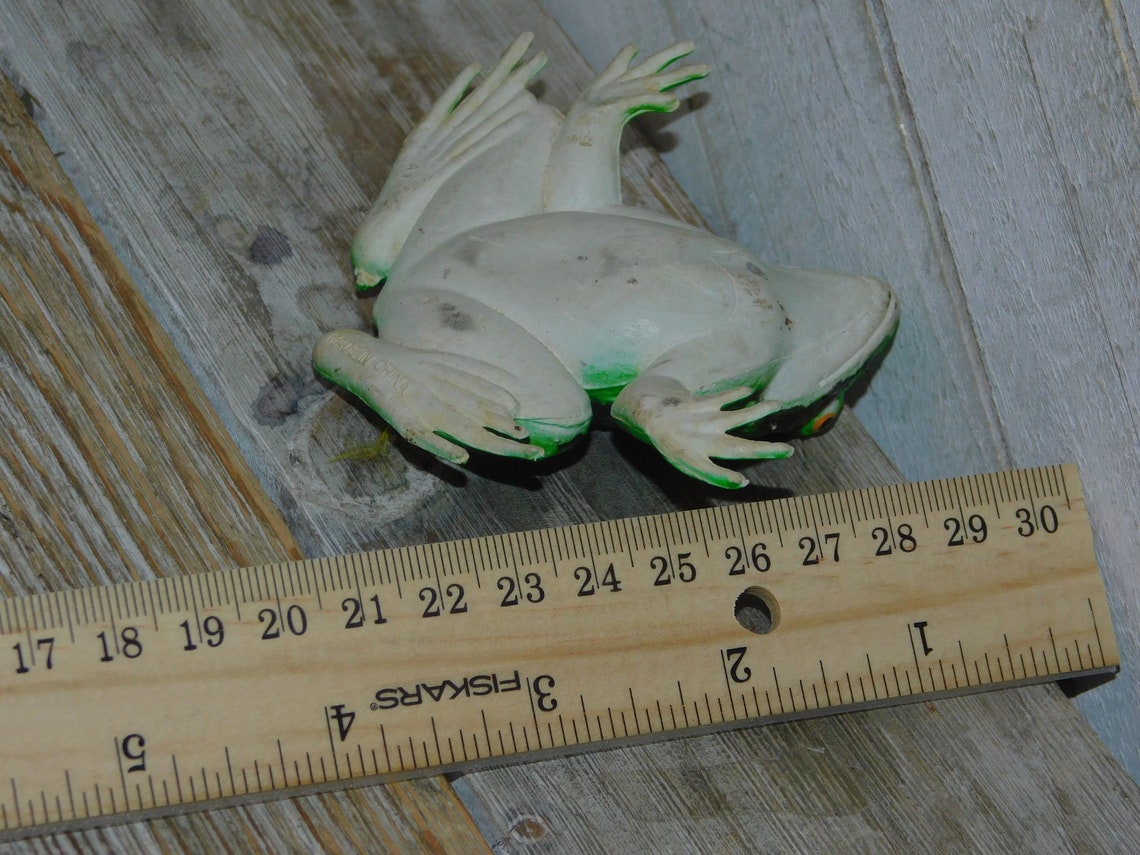 Rubber Toy Frog, Nice Size Frog, Spotted Frog, Vint Toys, Toys, Rubber ...