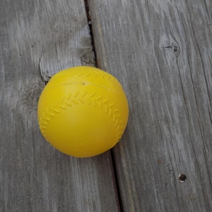 Plastic Yellow Ball, Vintage Toy Ball, Vintage Toys, Memories, Gift ...