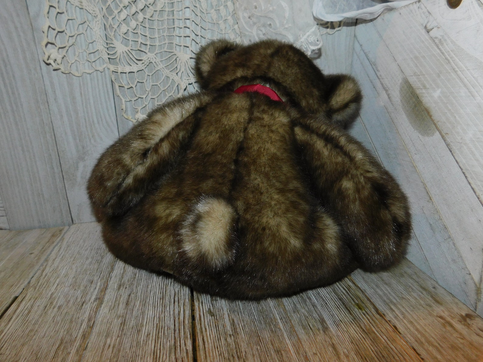 Danny Teddy Bear Plush Russ Berrie Furry Bear Vintage Stuffed Bearvtg ...