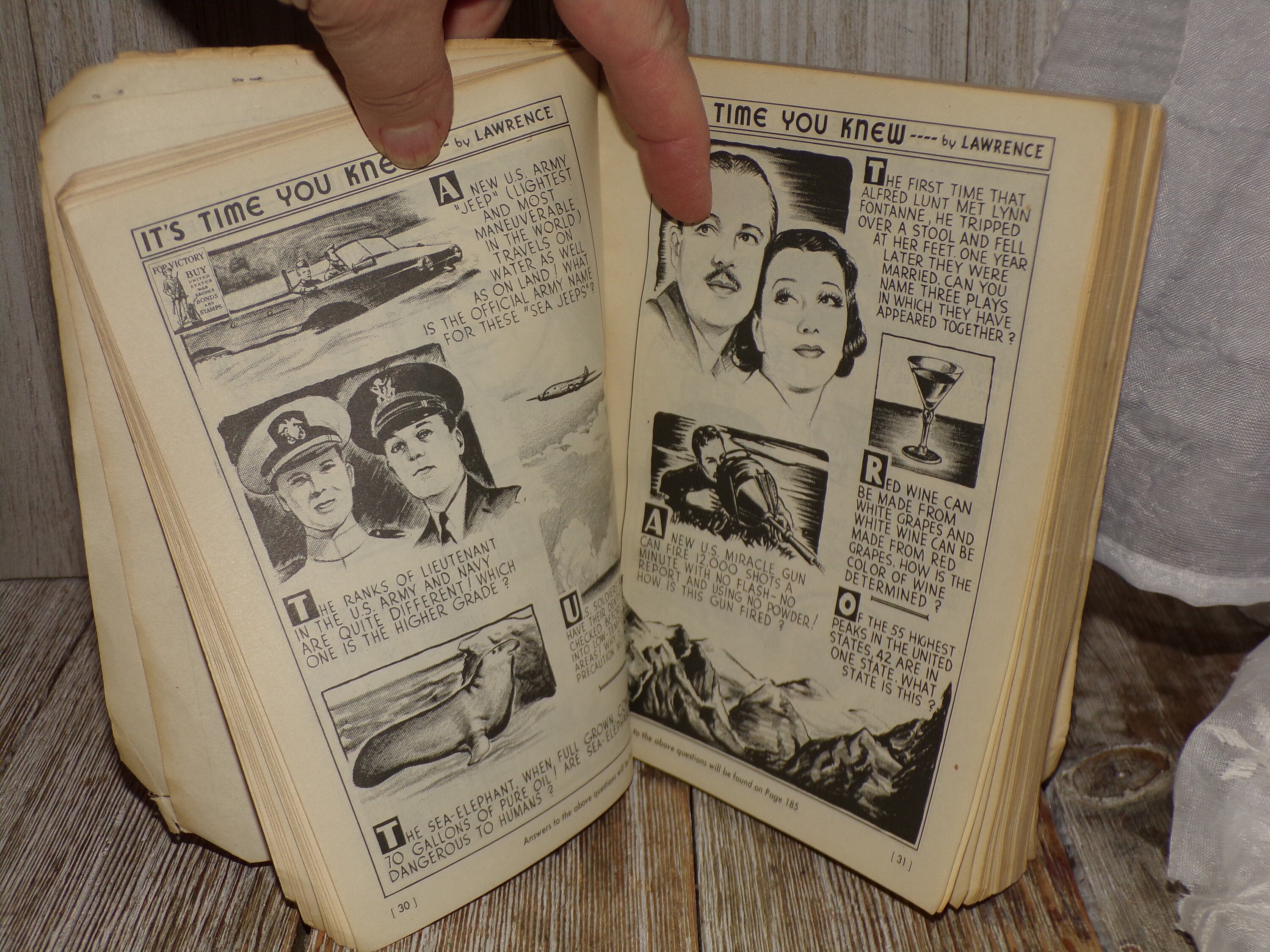 Its Time You Knew Strange and Interesting Facts, 1944, Paper Back Book ...