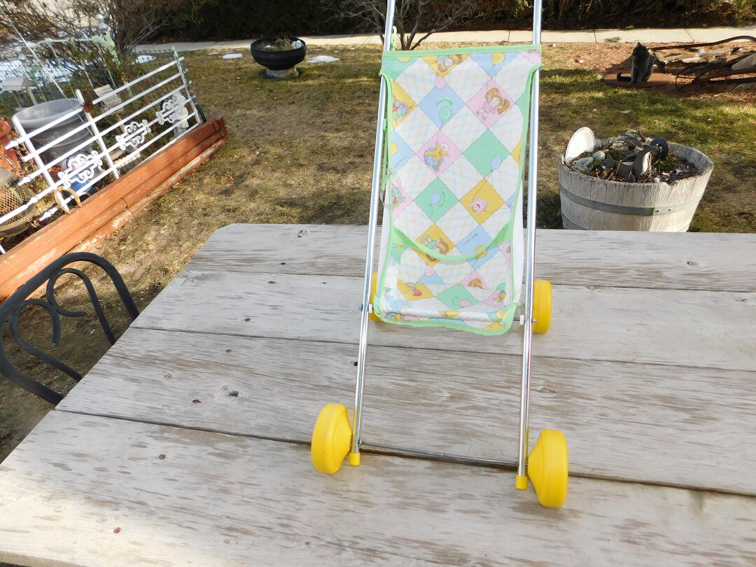Vintage Cabbage Patch Doll Umbrellas Stroller, Vintage Doll Stroller ...