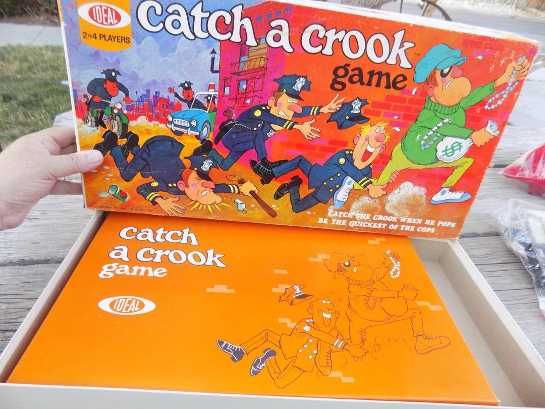 Catch a Crook Game INSERT ONLY, 1971 Game Parts, Craft, Memories, Gift ...