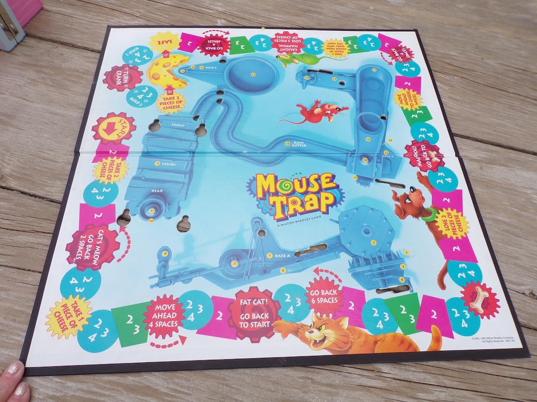 Vintage Mouse Trap GAME BOARD ONLY, Replacement Game Board, Craft, Home ...