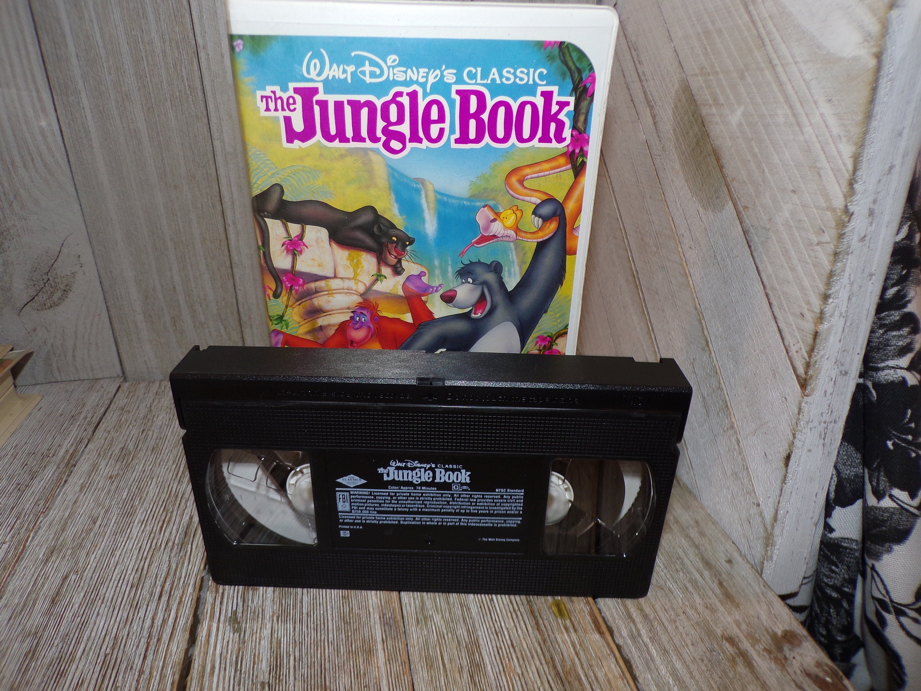 The Jungle Book Vhs 1991