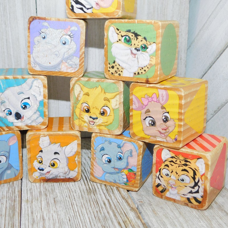 Wood Toy Blocks - Etsy