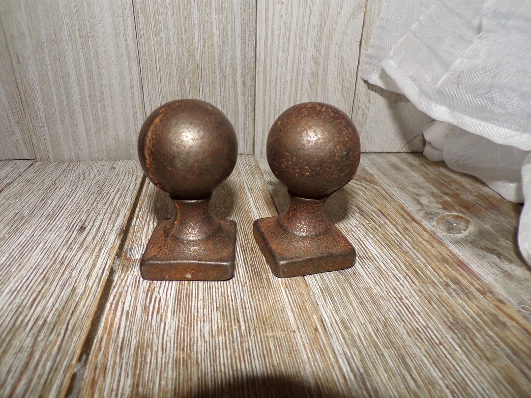Steel Ball on Base, Paperweights, Two Available, Vintage, Desk Decor ...