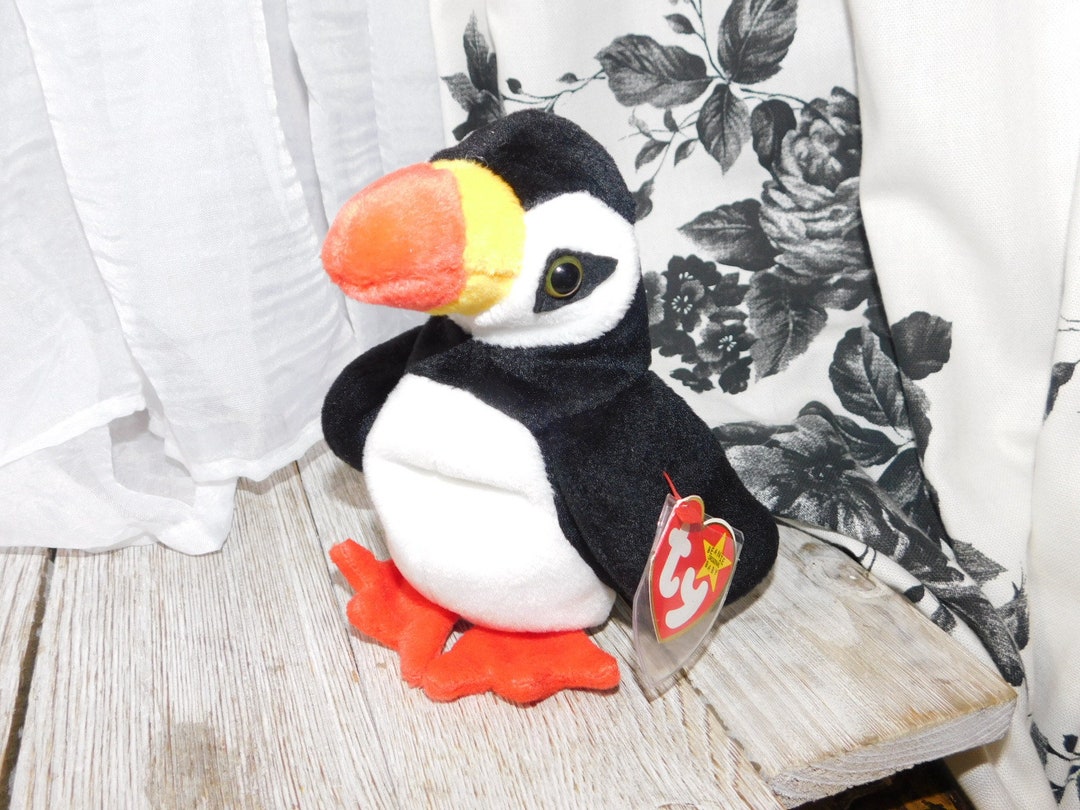 TY Puffer Puffin 1997 Vintage Ty Puffin, Vintage Stuffed Bird, Vintage ...