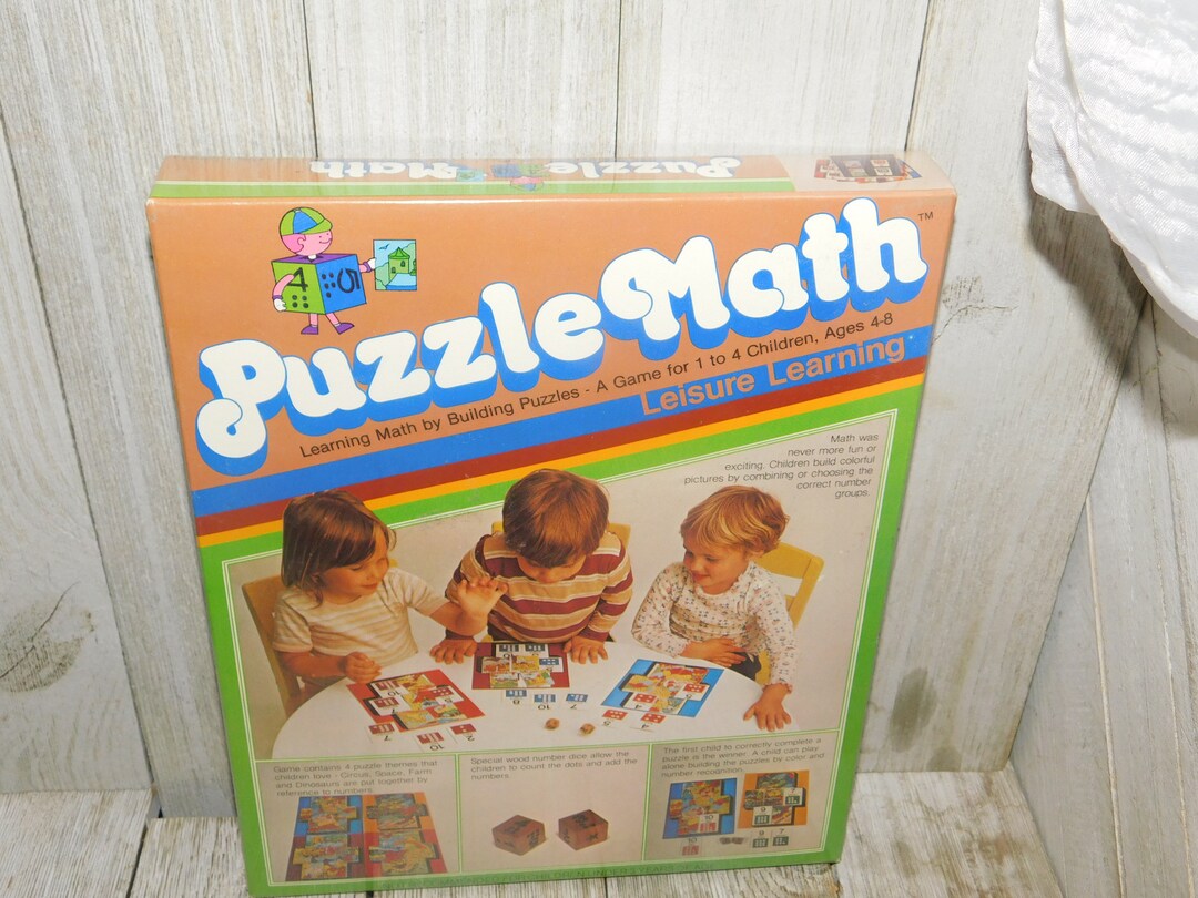 Puzzle Math 1981, Learning Math by Building Puzzles, Leisure Learning ...