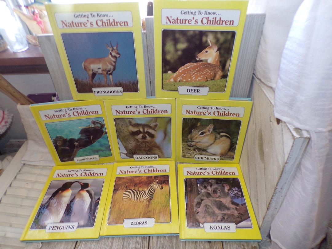 Getting to Know Nature's Children Set of Books, Nature Book, Hardcover ...