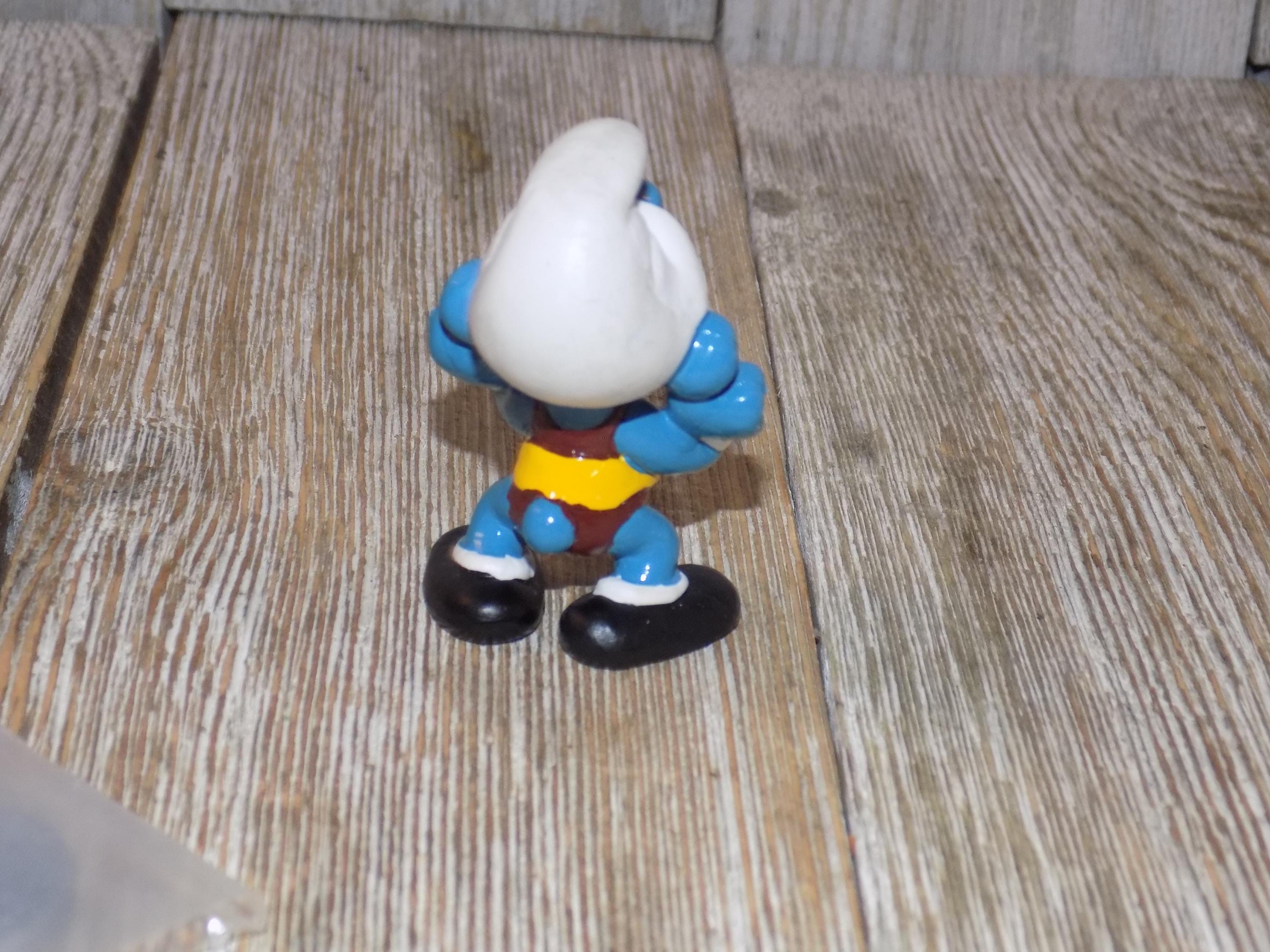 Smurf With Box BOX IS WORN, Vtg Plastic Toys, Cartoon Toys, Memories ...