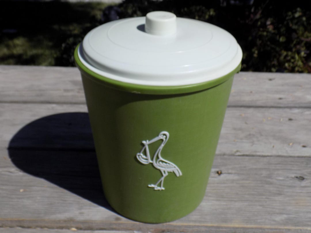 Diaper Pail, Vintage Diaper Pail, Babies Room, Home Decor, Waste Basket ...