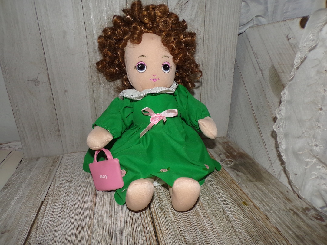 Birthday Babies May Alma Doll by Sugar Loaf Plush Toy 9, Vintage Cloth ...